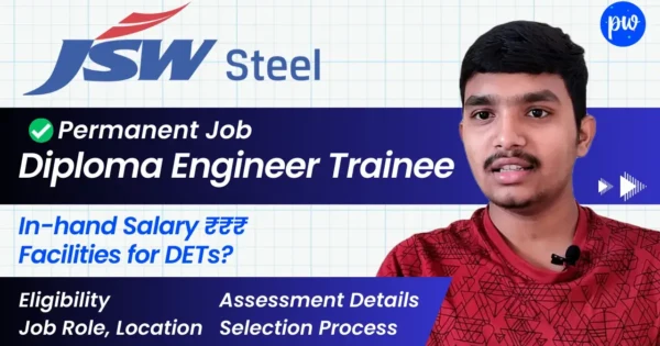 JSW Steel Diploma Engineer Trainee, Eligibility, Salary, Facilities ...