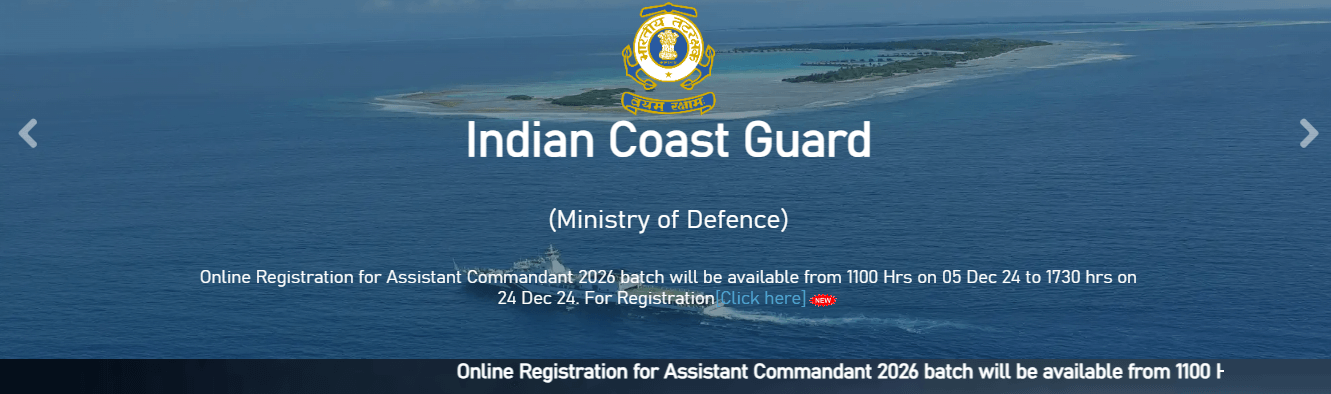 Indian Coast Guard Assistant Commandant Recruitment 2024: Mechanical ...